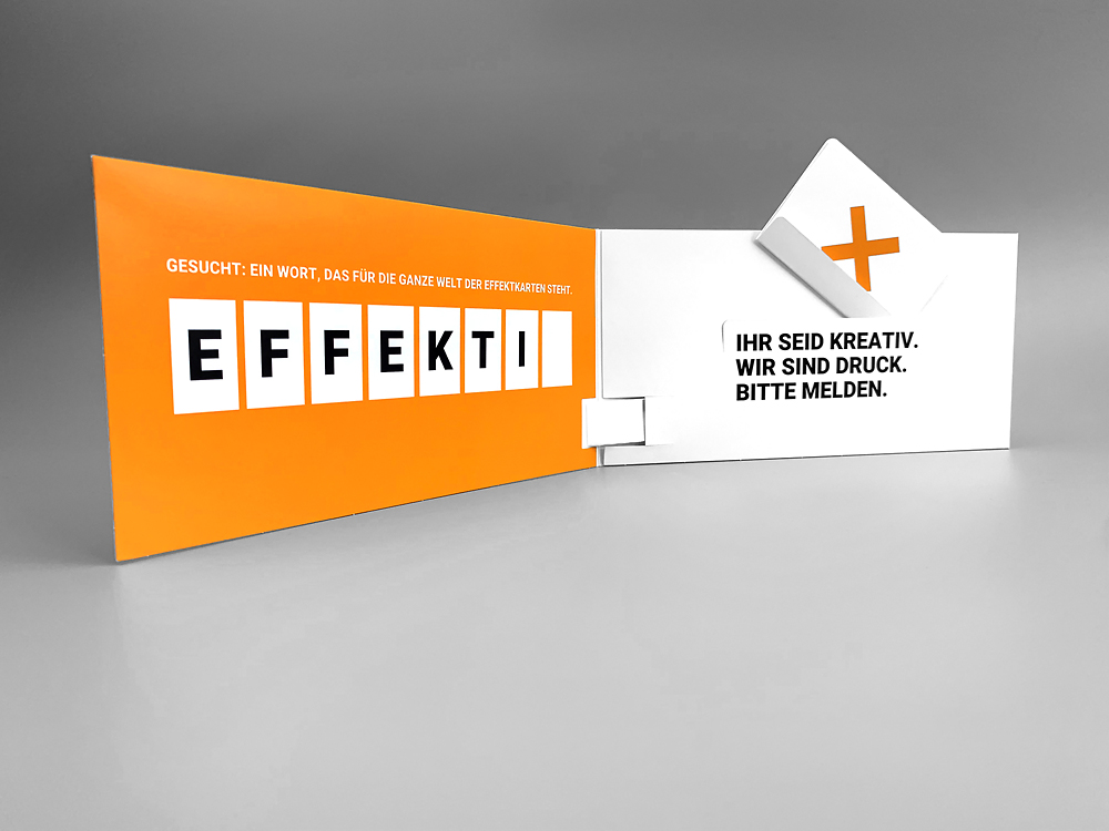 Präsentierkarte mit Geber: Bewegte Präsentation für Ihre Karten - EFFEKTIX